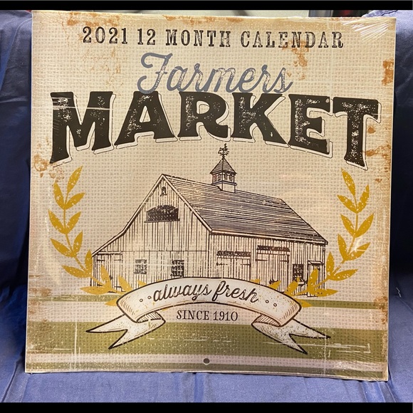 Office | 221 Farmers Market Calendar | Poshmark